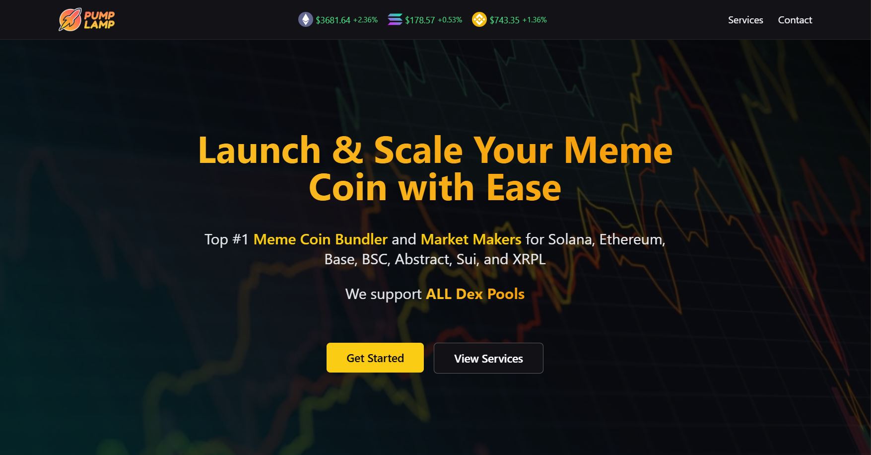 PumpLamp | Top #1 tools for scaling your meme coin project